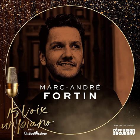 Nouvelles Marc Andr Fortin Site Officiel