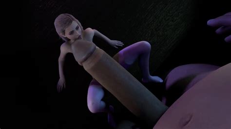 A Blonde Girl Is Trying Her Best To Satisfy A Giant S Dick 3D Porn