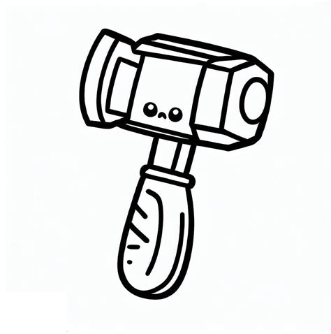 Desenhos De Martelo Bonito Para Colorir E Imprimir Colorironline