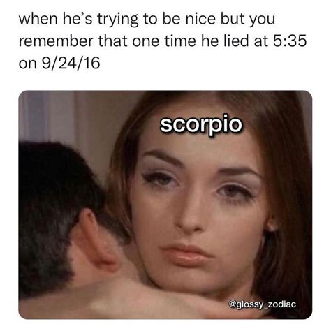 Scorpio Memes On Instagram Memory Is Scorpios Power Agree