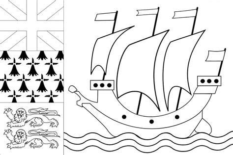 Dibujos de Bandera de San Pedro y Miquelón para Colorear para Colorear