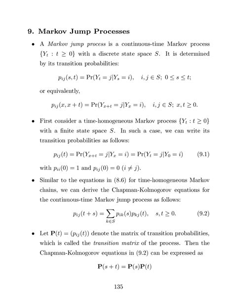 section 9 lecture notes lecture 9 9 markov jump processes a markov jump process is a