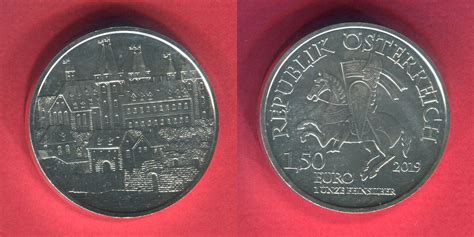 Österreich Austria 1 5 Euro eine Unze Silber 2019 825 Jahre Wiener