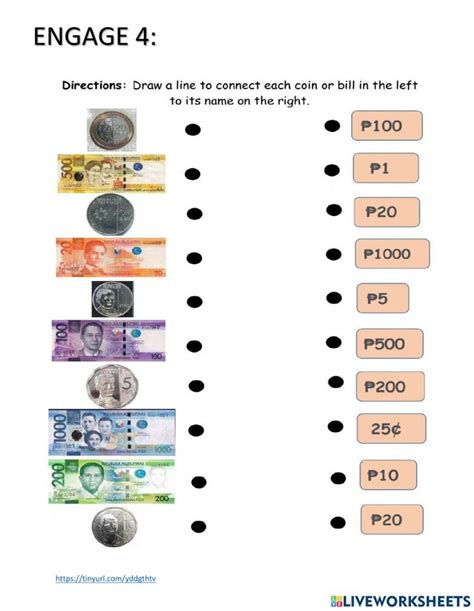 Philippine Money Worksheet For Counting And Adding