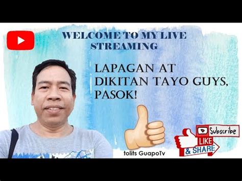 Live Streaming Lapagan Dikitan At Ayudahan Mga Guys Youtube