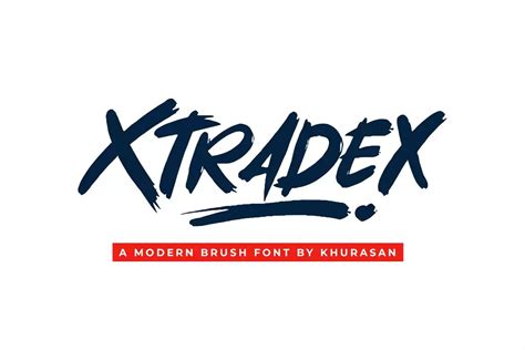 Xtradex Brush Font Dafont File