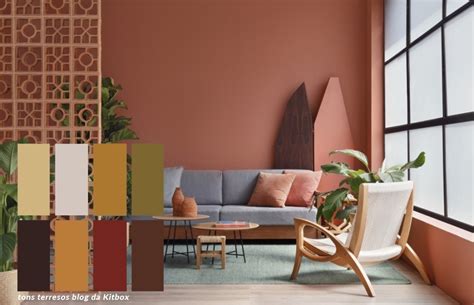 Tons terrosos na decoração cores como usar na sua casa