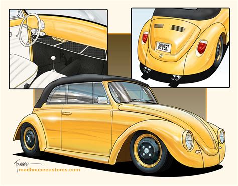VW Beetle Vw Vintage Vintage Prints Vw Art Volkswagen Beetles