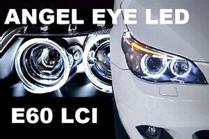 BMW E60 LCI LED Angel Eyes Halo Light Bulbs 2007 2008 2010 LED Headight