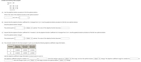 consider the following linear program max 3a 2b