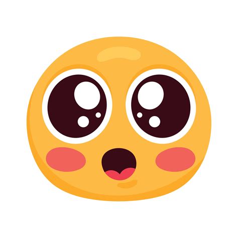 Afraid Emoji Face Character Vector Art At Vecteezy