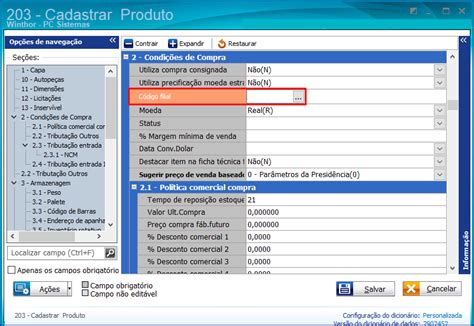 WINT O que fazer quando algum produto não for apresentado na rotina