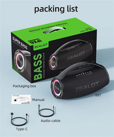 S Bluetooth Speaker Zealot