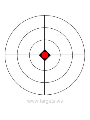 Printable Targets Print Your Own Bullseye Shooting Targets
