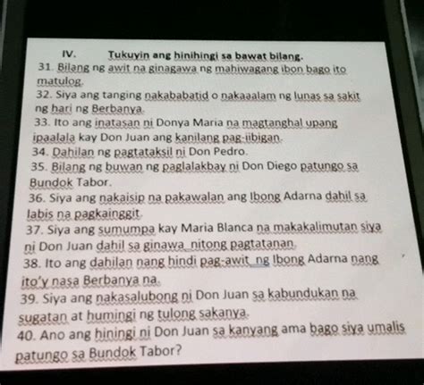 Iv Tukuyin Ang Hinihingi Sa Bawat Bilang Studyx