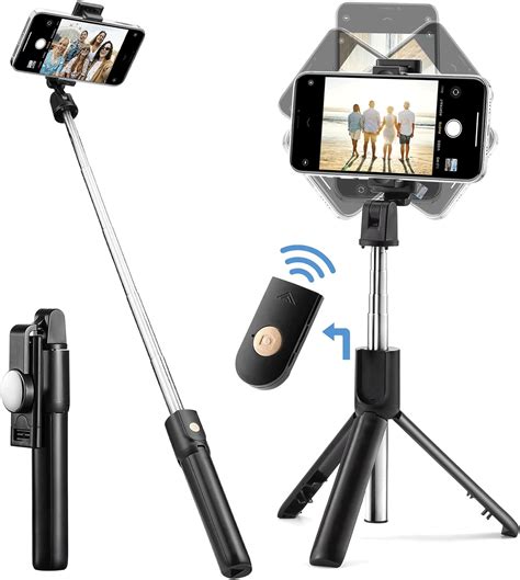 PHOCAR Palo Selfie Trípode Selfi Stick Tripie para Celular con Control