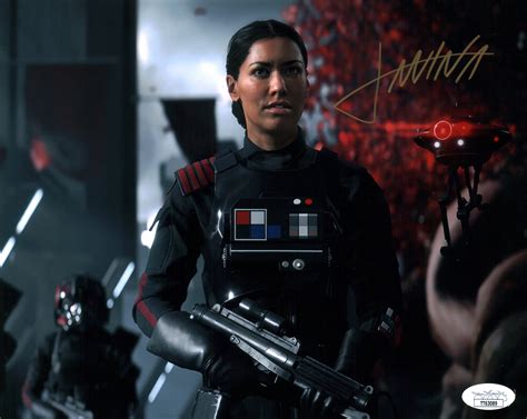 Janina Gavankar Star Wars Battlefront Ii 8x10 Signed Photo Jsa Certifi
