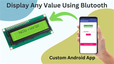 Printing Text On A X Lcd With An App A Step By Step Tutorial