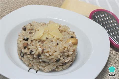Risotto De Champi Ones Receta Italiana F Cil