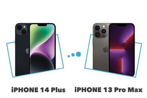 iPhone 14 Plus VS iPhone 13 Pro Max différences et comparatif