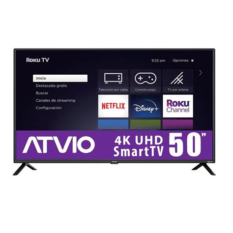 TV Atvio 50 Pulgadas 4K UHD ROKU ARK5017ILED Walmart en línea