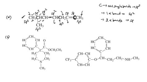 SOLVED A What Is The Hybridization Of Each Of The Carbon Atoms In The