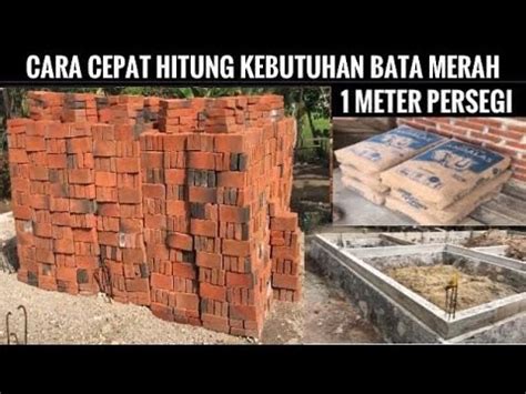 Standar Ukuran Batu Bata Merah Biasa Oven Press Jumbo