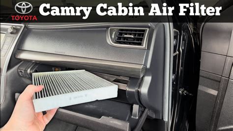 How To Replace A Toyota Camry Cabin Air Filter Change Ac