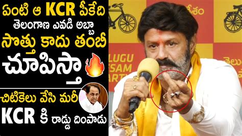 Bala Krishna Mass Challenge To KCR Over His Politics In Telangana Soon