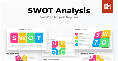 Swot Analyse PowerPoint Infografiken Vorlagendesign