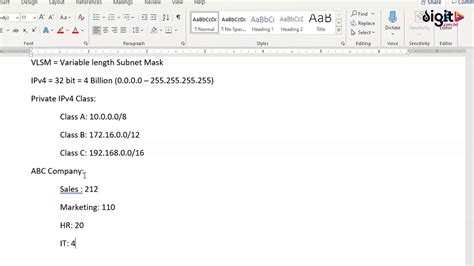 Vlsm Subnetting Explained With Examples Vlsm Subnetting Examples And