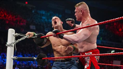 The Brutal History Of John Cena Vs Brock Lesnar Wwe