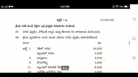 Ts Inter St Year Commerce Telugu Medium Paper Ts Inter St Year