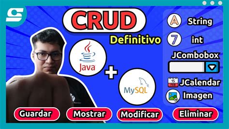 ¿cómo hacer un crud guardar mostrar modificar y eliminar con java y mysql fÁcil y
