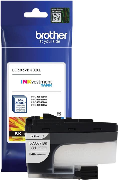 Brother Genuine LC3037BK Single Pack Super High Yield Black