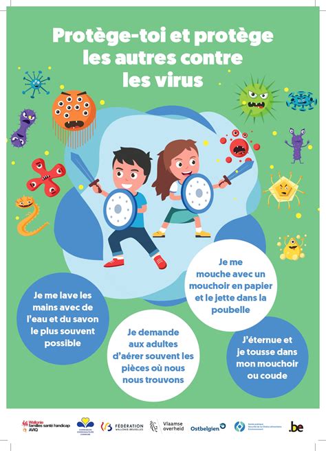 Affiches Campagne Conseils Pour Lutter Contre Les Infections
