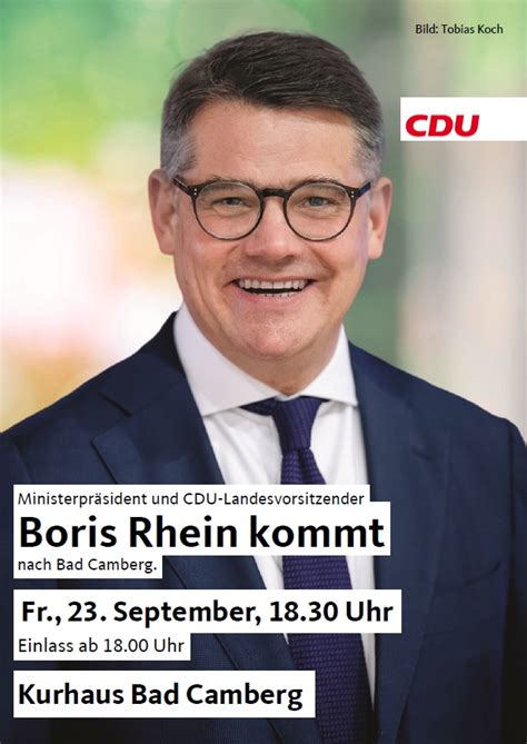 Besuch des Ministerpräsidenten und CDU Landesvorsitzenden Boris Rhein