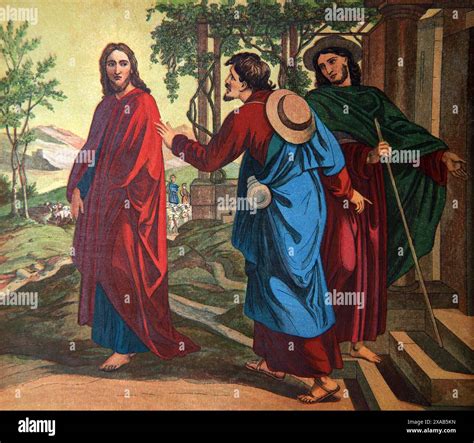 Jesus appears to his disciples Banque de photographies et dimages à