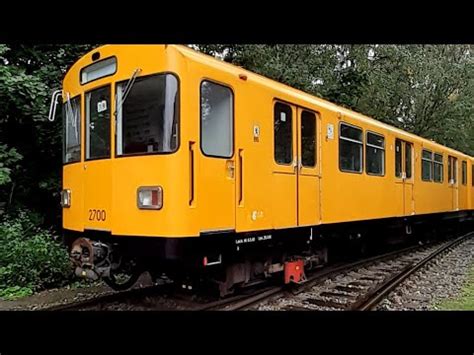 Berliner U Bahn 2700 2701 Im Technik Museum F79 YouTube