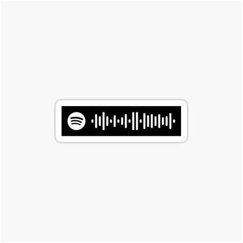 Spotify Scanner Stickers In Spotify Logo New Sticker Music