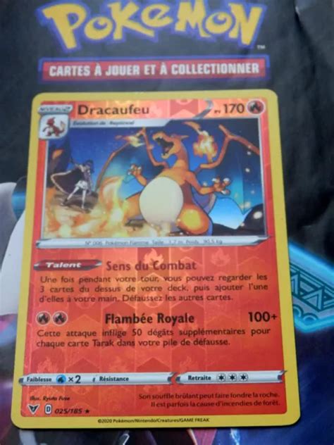 Carte Pok Mon Dracaufeu Holo Reverse Voltage Eclatant Eb Pca