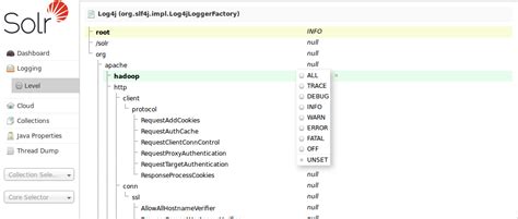 configuring logging apache solr reference guide 8 10
