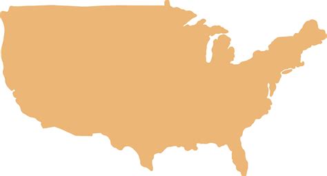 dibujo a mano alzada del mapa del estado unido de américa 12597165 PNG