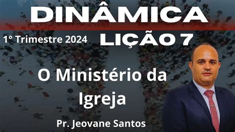 Din Mica Para Ebd O Minist Rio Da Igreja Trimestre
