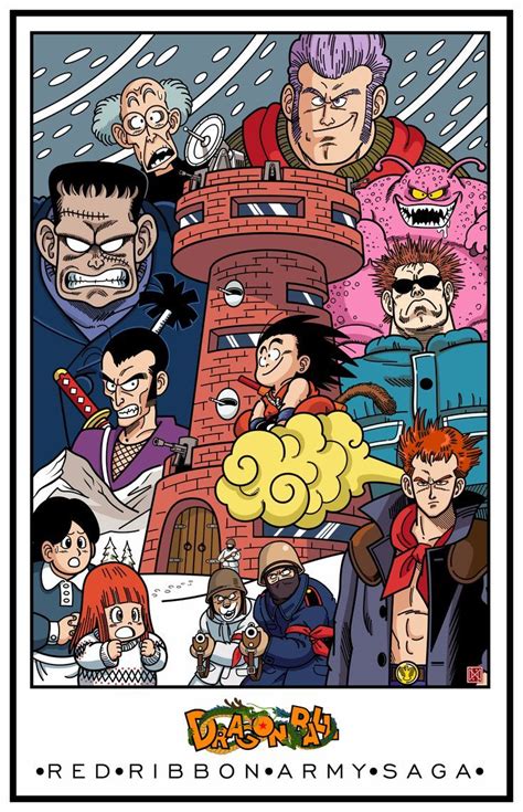Red Ribbon Army Saga Nel 2024 Arte Delle Anime Dragon Ball Sfondi