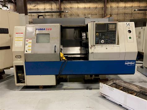 2007 Doosan Daewoo Puma 280 CNC Horizontal Lathe Tramar Industries De