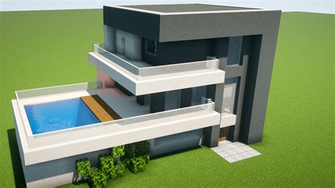 Minecraft Tutorial Casa Moderna F Cil De Fazer Youtube