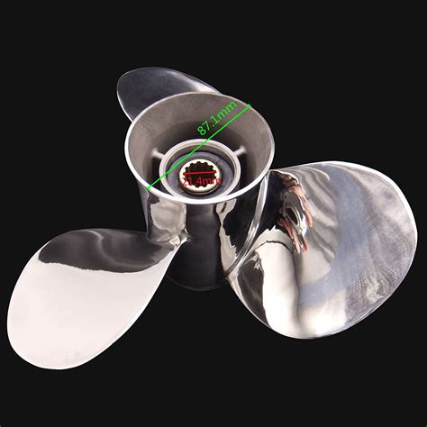 Amazon SouthMarine Boat Engine Stainless Steel Propeller 11 3 8x12