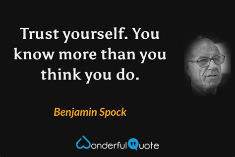 Benjamin Spock Quotes WonderfulQuote