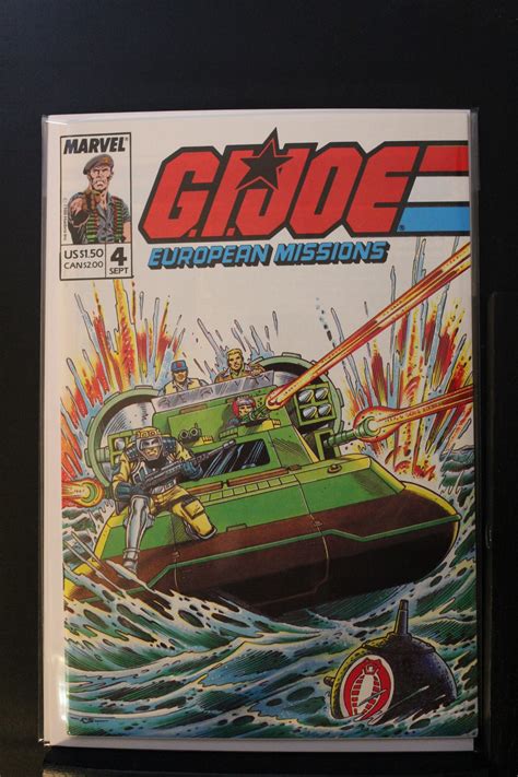 G I Joe European Missions 4 1988 Comic Books Copper Age Marvel